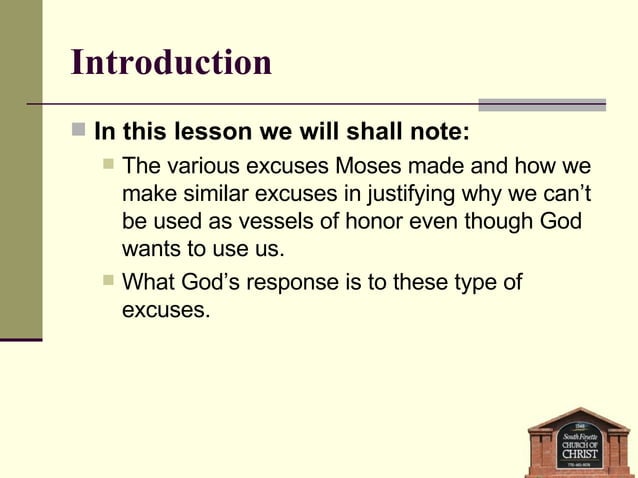 Overcoming Excuses | PPT