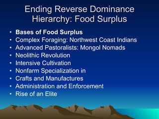 Overcoming Reverse Dominance Hierarchies | PPT