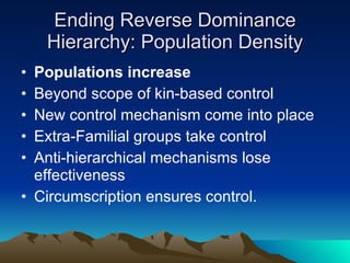 Overcoming Reverse Dominance Hierarchies | PPT