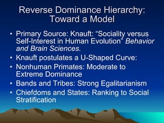 Overcoming Reverse Dominance Hierarchies | PPT