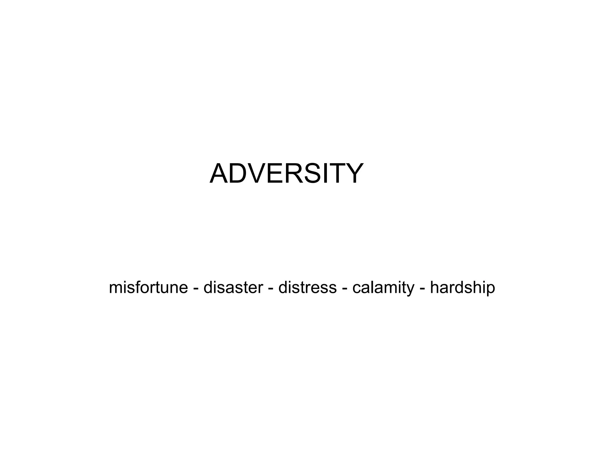 Overcoming adversity[1] | PPT