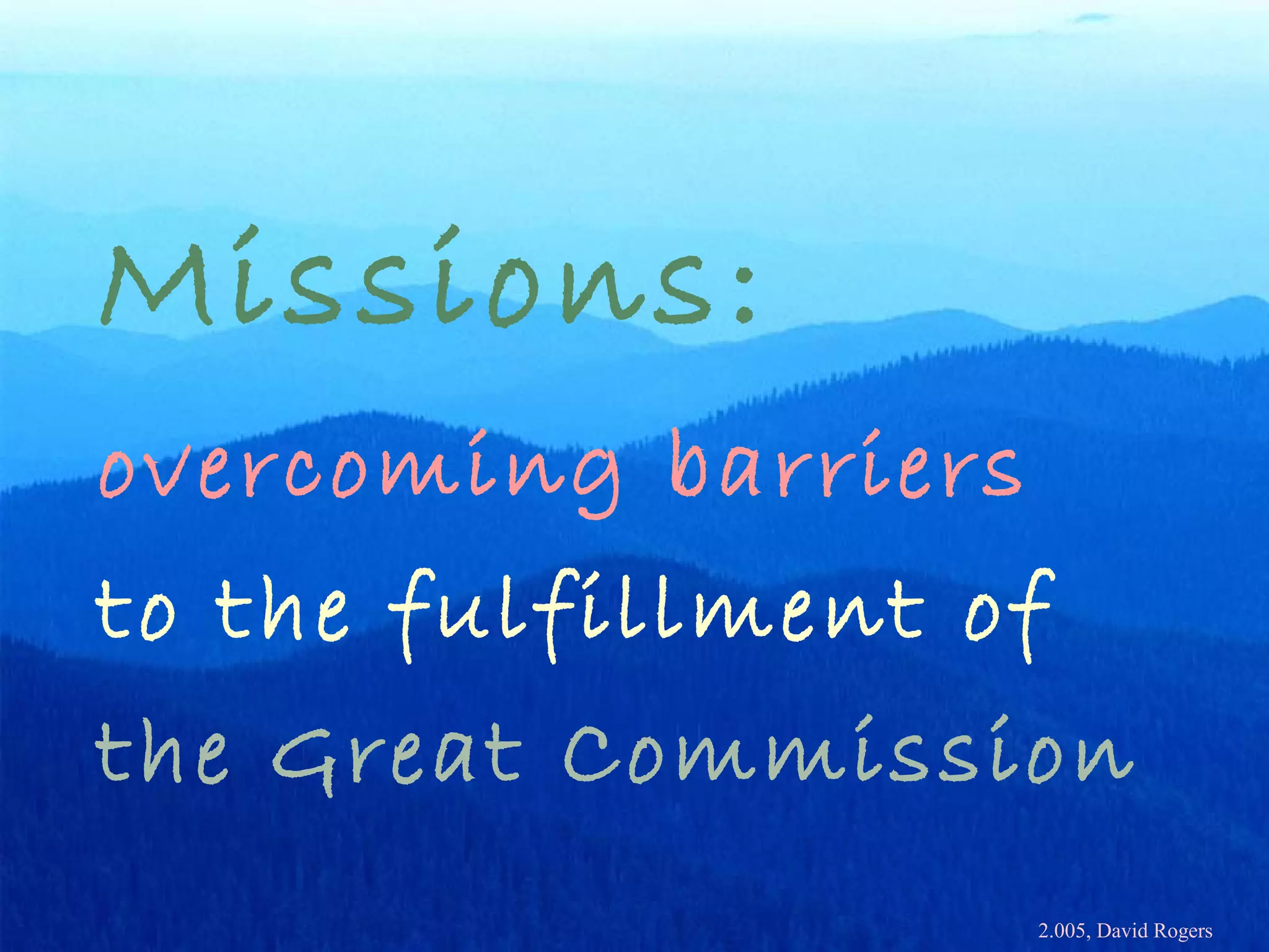 Overcoming barriers | PPT