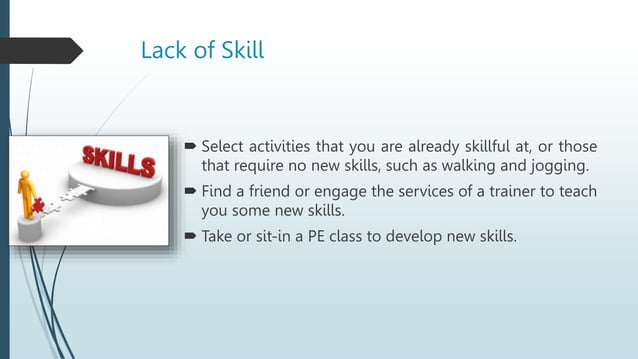 overcomingbarrierstophysicalactivityexercise- peh bariers.pptx