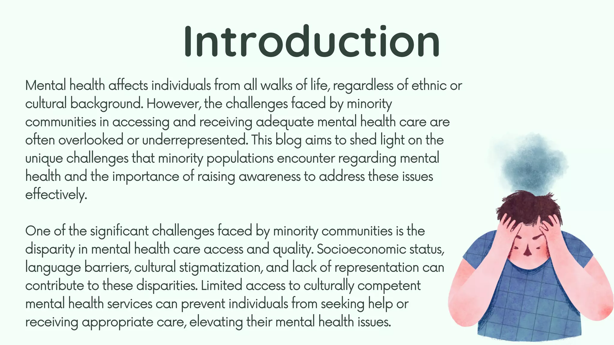 Minority Mental Health: Challenges & Raising Awareness | Solh Wellness ...
