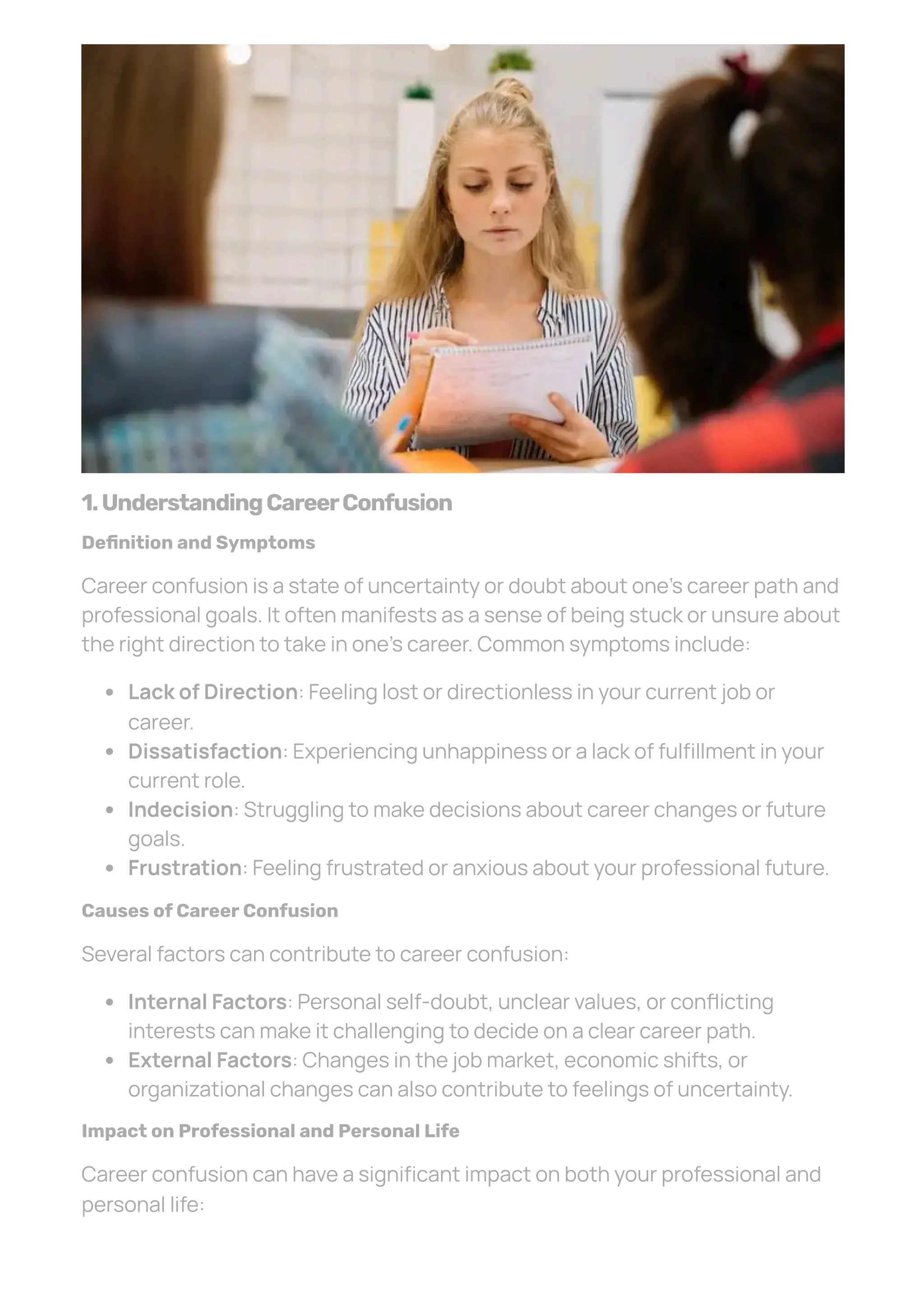 Overcoming Career Confusion_ The Role of Counselling – Student Success ...