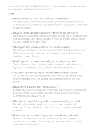 Overcoming Career Confusion_ The Role of Counselling – Student Success ...