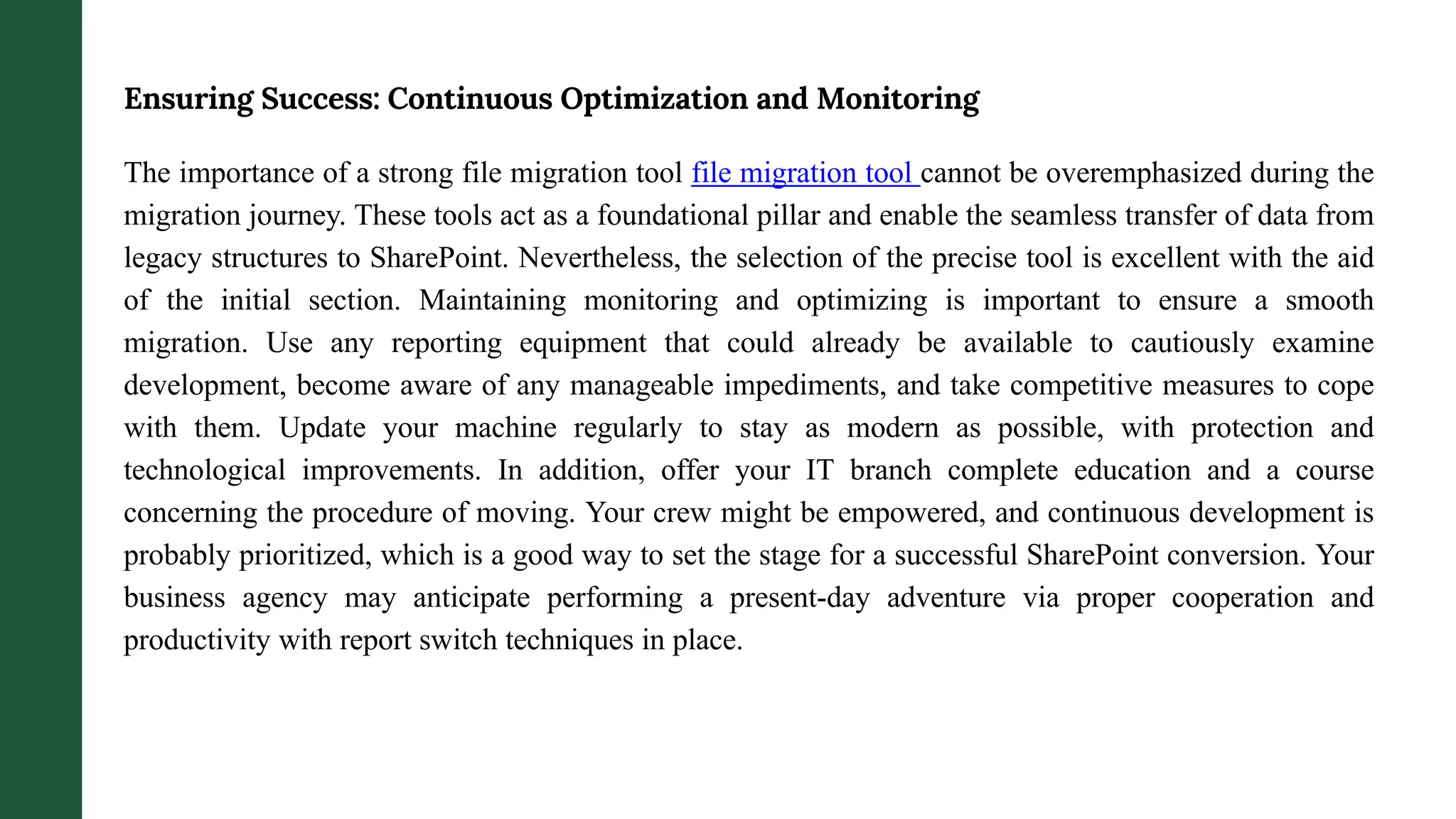 Overcoming Challenges Common Roadblocks in SharePoint Migration and How ...
