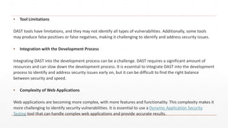 Overcoming Challenges in Dynamic Application Security Testing (DAST) | PPTX