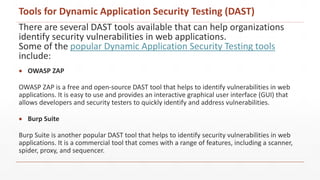 Overcoming Challenges in Dynamic Application Security Testing (DAST) | PPT