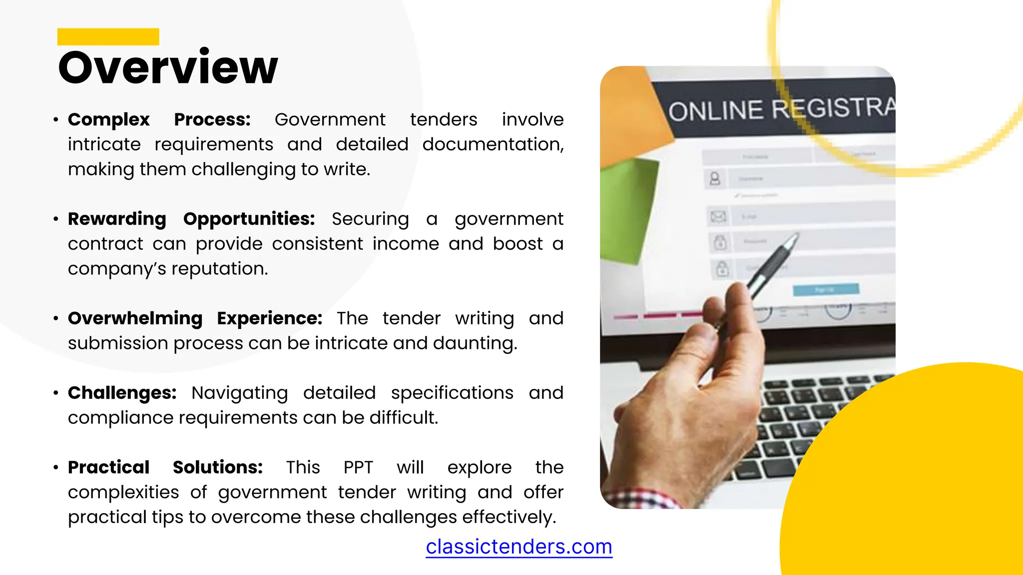 Strategies for Success in Overcoming Government Tender Writing ...