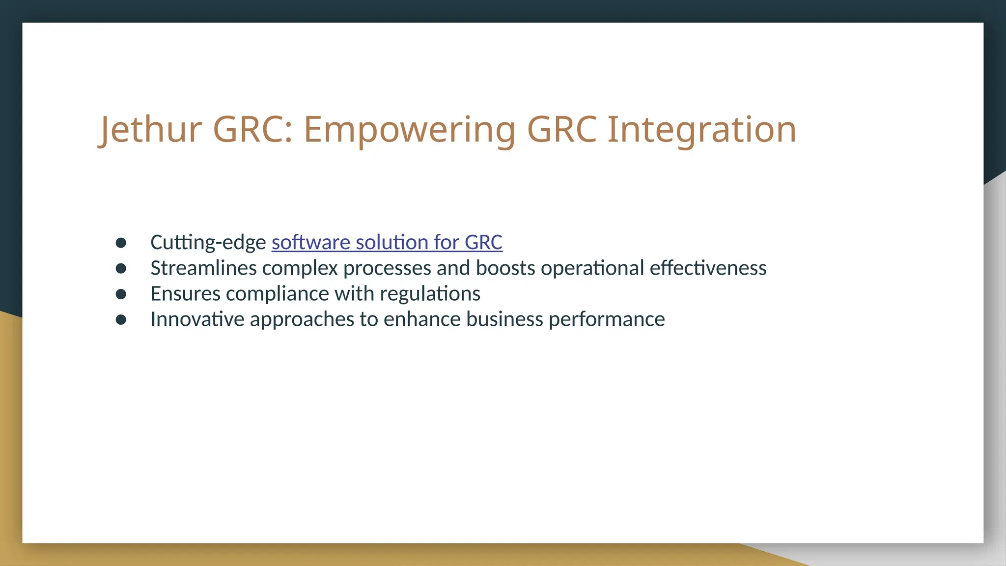 Overcoming Challenges in GRC Integration.pptx