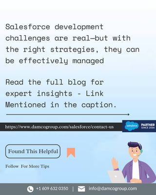 Overcoming Challenges in Salesforce Development Services | PDF