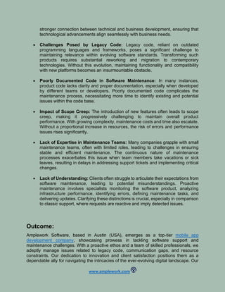 Overcoming Challenges in Software Maintenance and Support Services.pdf ...