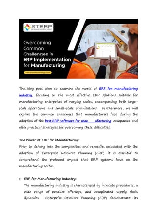 Overcoming Common Challenges in ERP Implementation for Manufacturing.pdf
