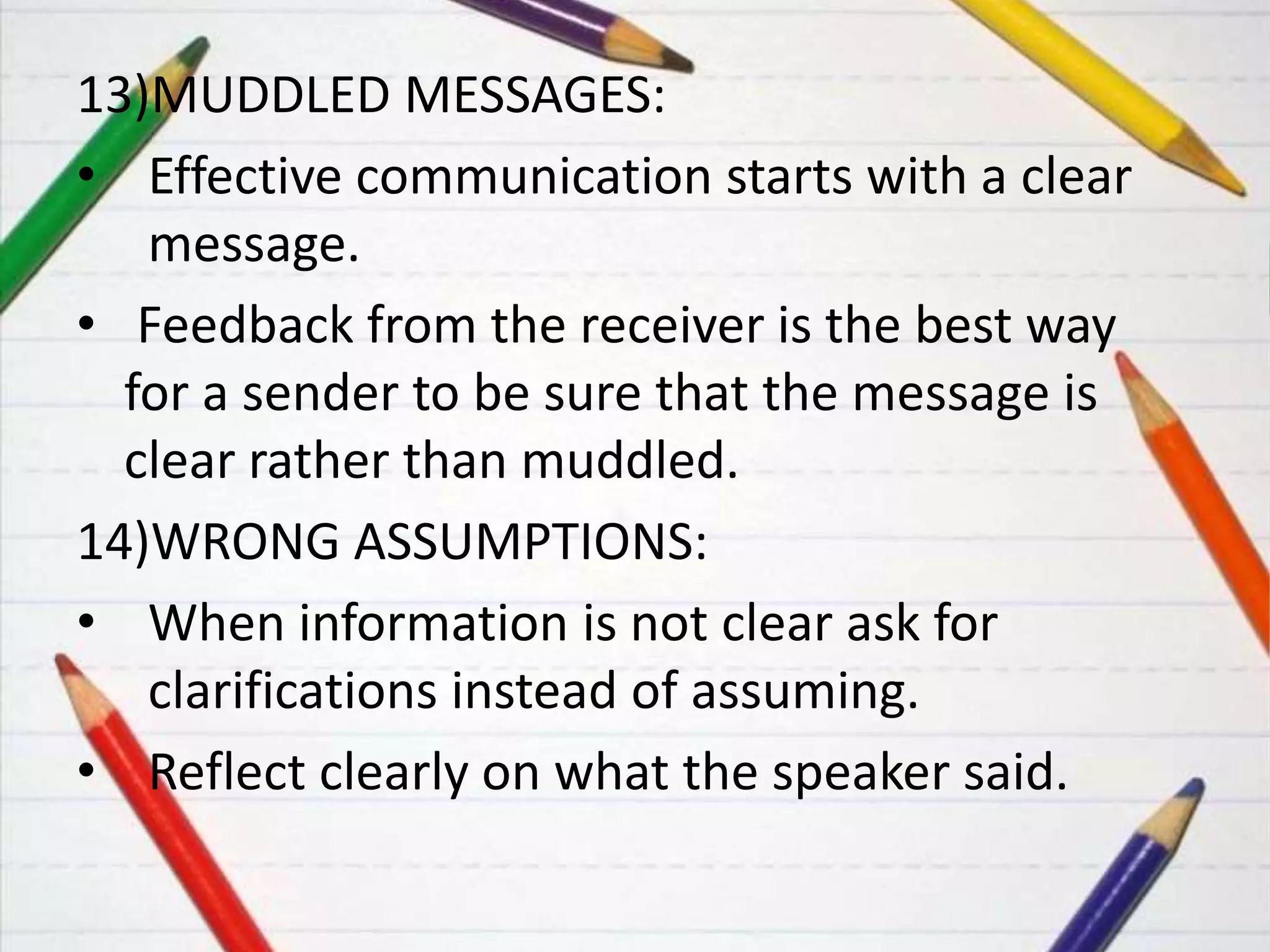 Overcoming communication Barriers | PPTX