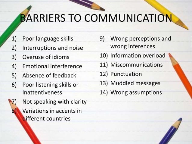 Overcoming communication Barriers | PPTX