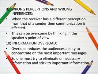 Overcoming communication Barriers | PPTX