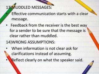 Overcoming communication Barriers | PPTX