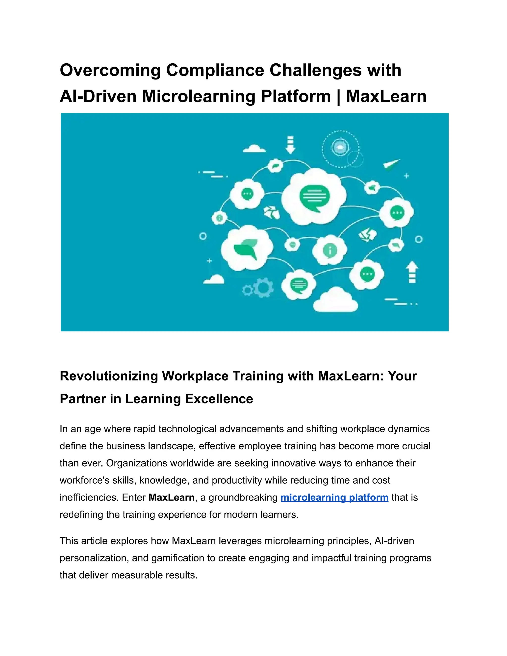 Overcoming Compliance Challenges with AI-Driven Microlearning Platform _ MaxLearn.pdf