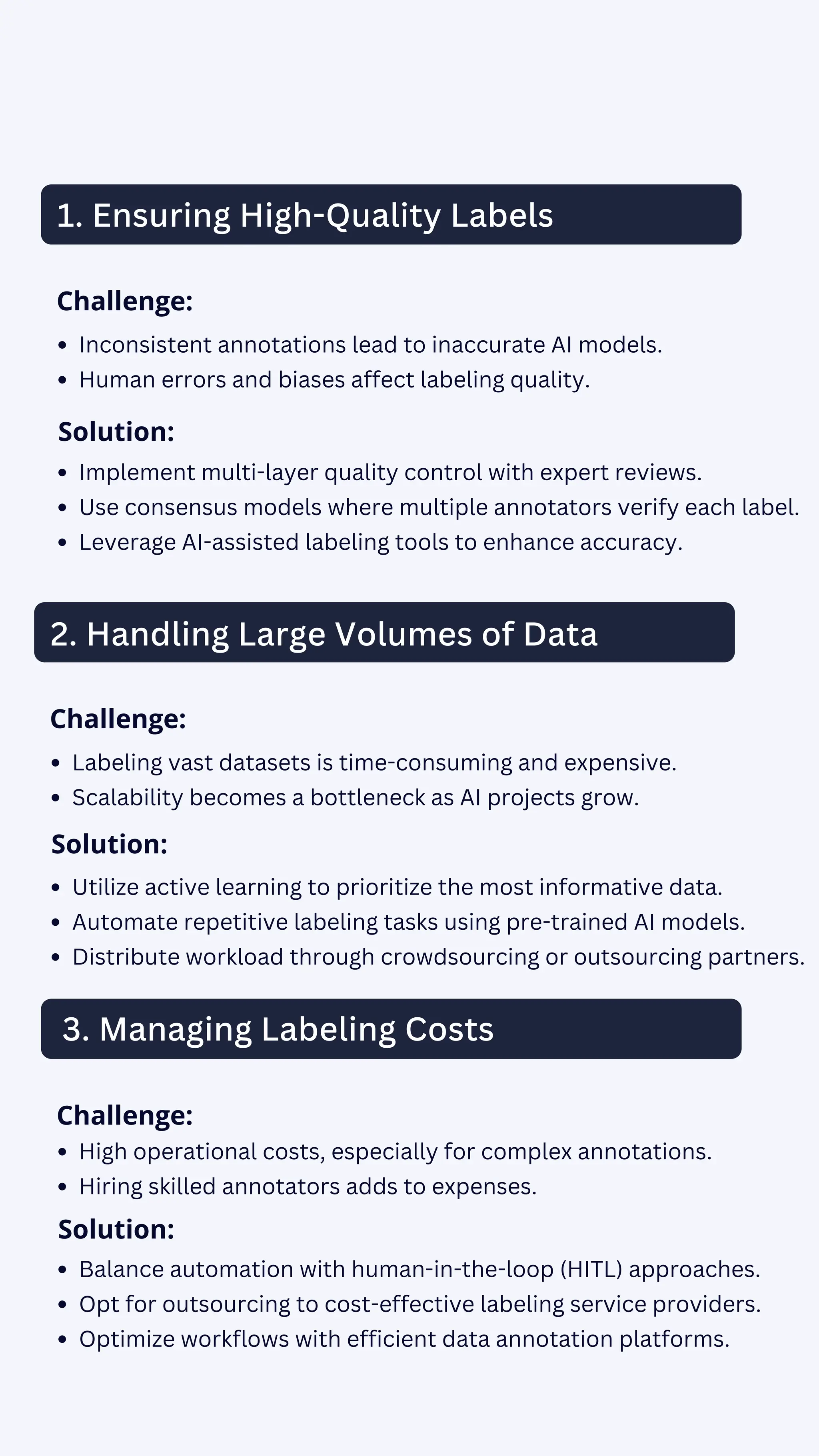Overcoming Data Labeling Challenges for AI & ML Development | PDF