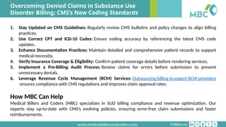 Overcoming Denied Claims in Substance Use Disorder Billing CMS’s New ...
