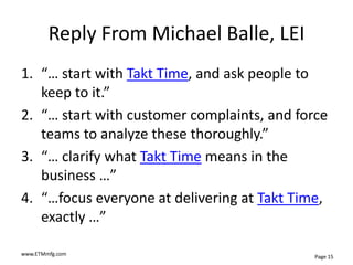 Overcoming distrust in your lean implementation | PPTX | Manufacturing ...