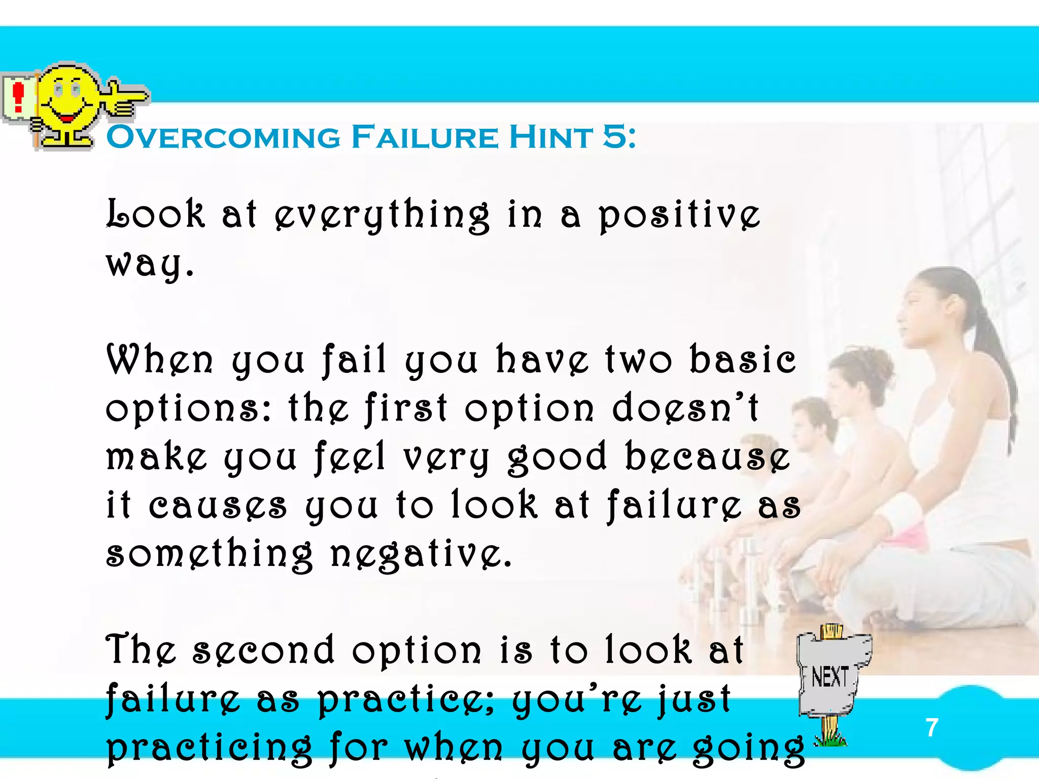 Overcoming failure hints | PPT