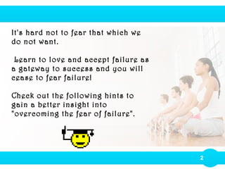 Overcoming failure hints | PPT