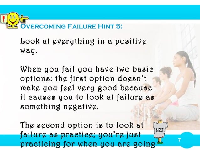 Overcoming failure hints | PPT | Career Advice | Careers