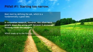 Overcoming Innovation's Three Biggest Challenges | PPT