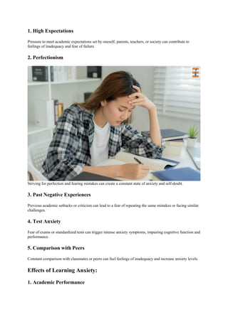 Overcoming Learning Anxiety: Strategies for Success | PDF