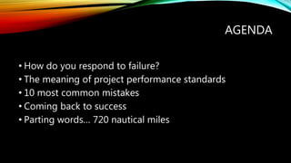 Overcoming Project Failure | PPTX