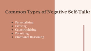 Overcoming Negative Self-Talk | PPTX