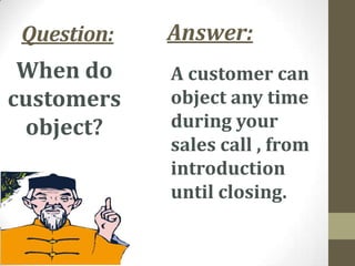 Overcoming objections | PPTX