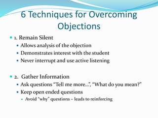 Overcoming objections | PPT