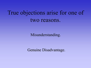 Overcoming objections jim duffy | PPTX