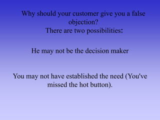 Overcoming objections jim duffy | PPTX