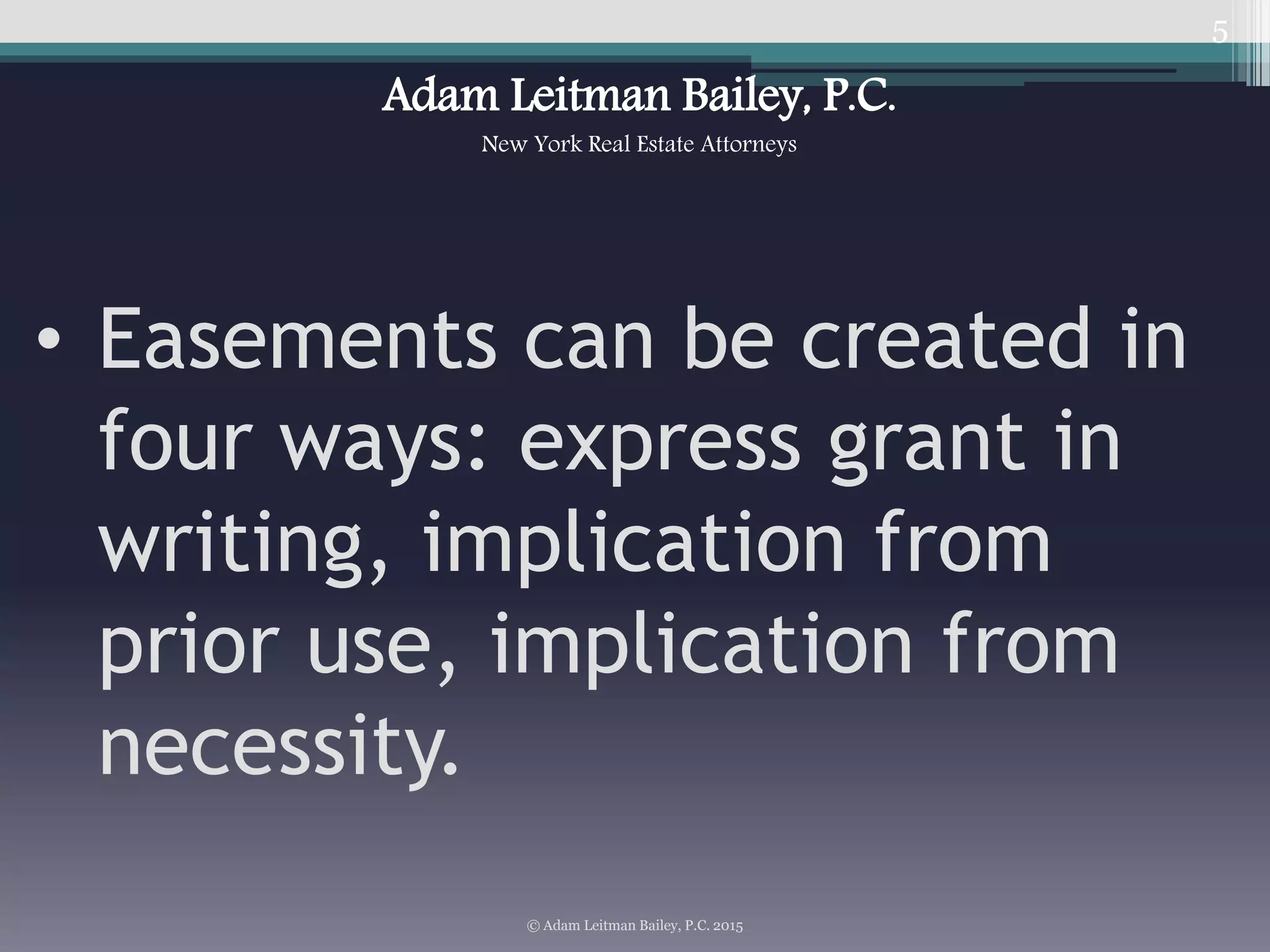 Property Battles: Easements, Adverse Possession and other Boundary Line ...