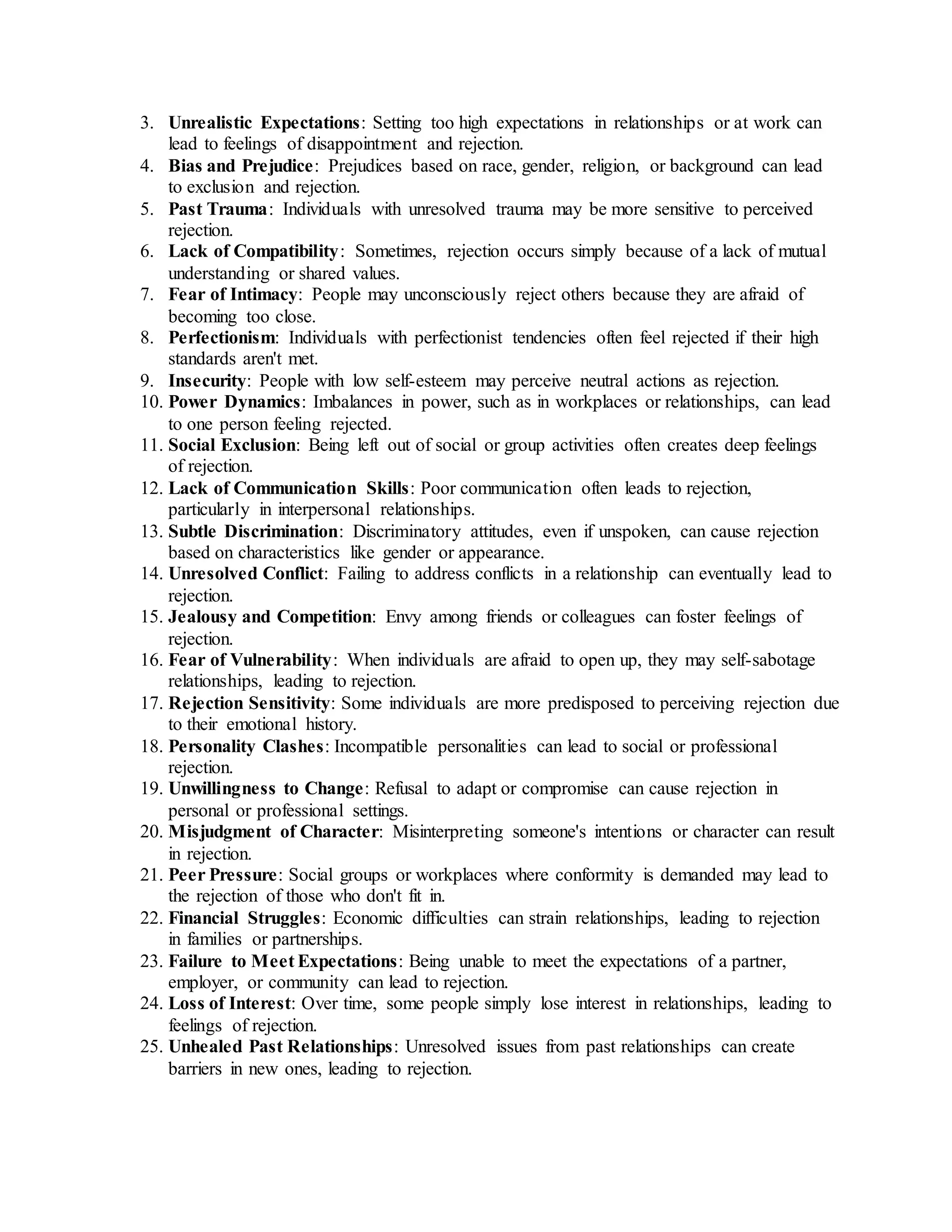 Overcoming Rejection: A Comprehensive Guide to Understanding and Healing | PDF