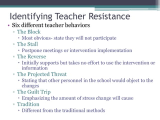 Overcoming resistance | PPTX