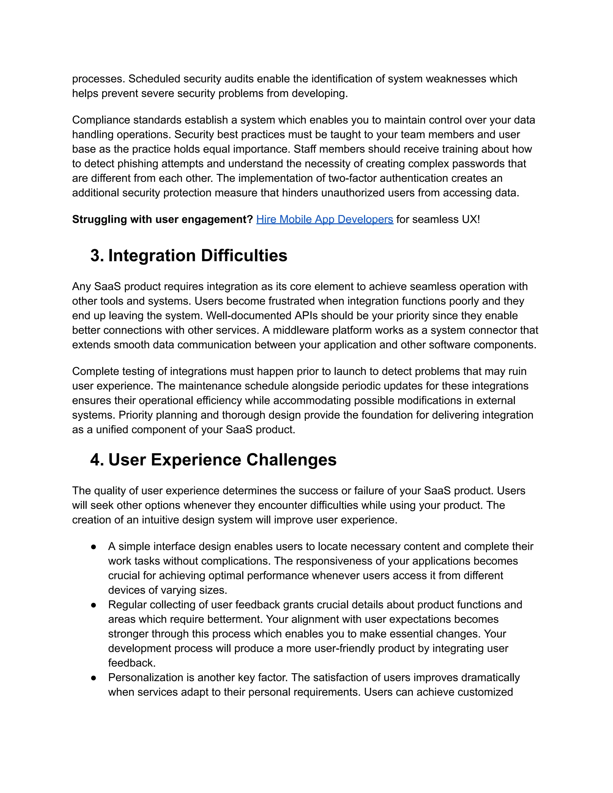 Overcoming SaaS Development Challenges in 2025 | PDF