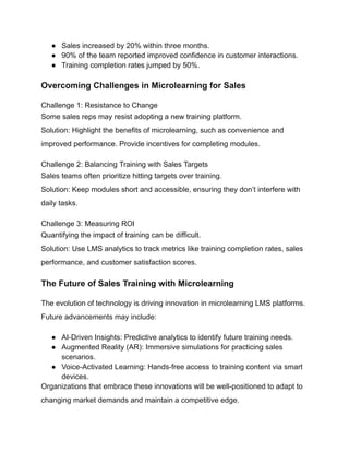 Overcoming Sales Challenges with Microlearning LMS Solutions _ MaxLearn LLC.pdf