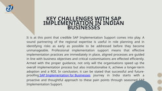 Overcoming SAP Implementation for Businesses Challenges to Accelerate ...