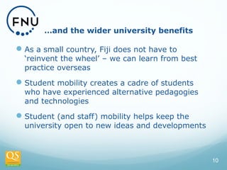 Overcoming the challenge of outbound student mobility: lessons from the ...