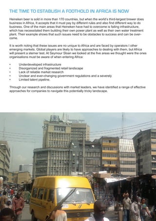 Overcoming the challenges of doing business in africa | PDF