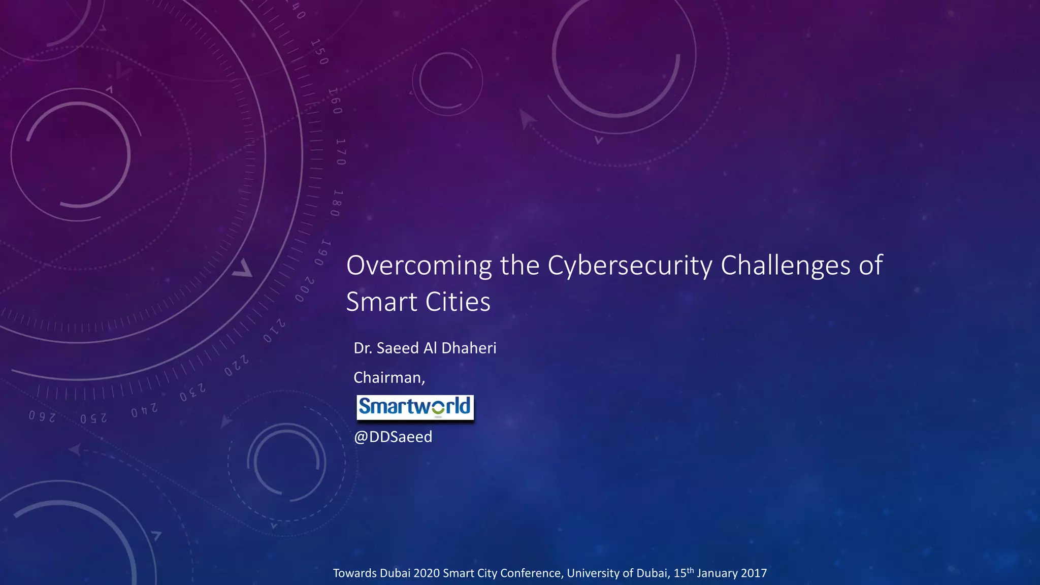 Overcoming the cybersecurity challenges of smart cities | PDF