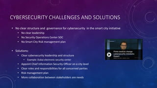 Overcoming the cybersecurity challenges of smart cities | PDF
