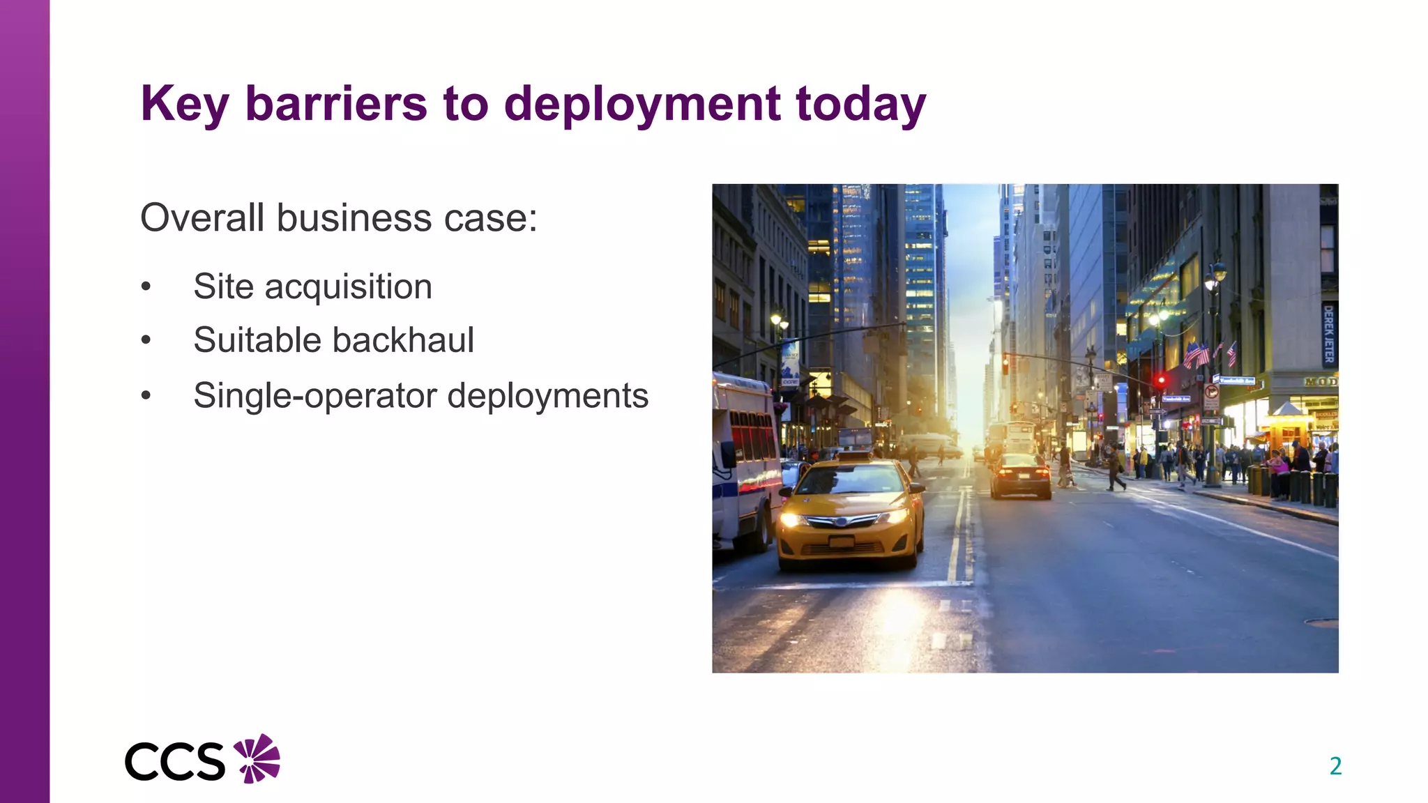 Overcoming urban small cell deployment challenges | PPT