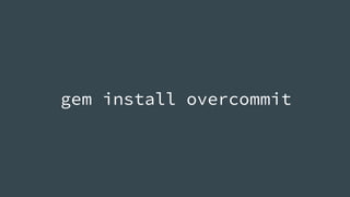 Overcommit for #pivorak | PPT
