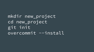 Overcommit for #pivorak | PPT